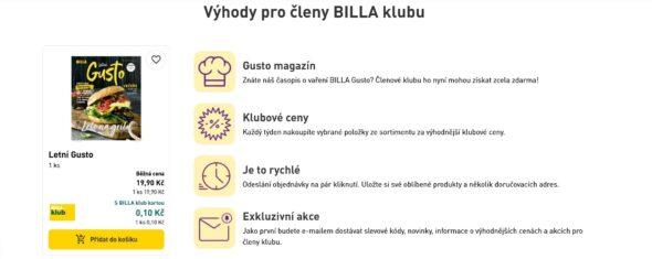 BILLA Bonus club - karta, akce, výhody pro členy - Puntanela.cz
